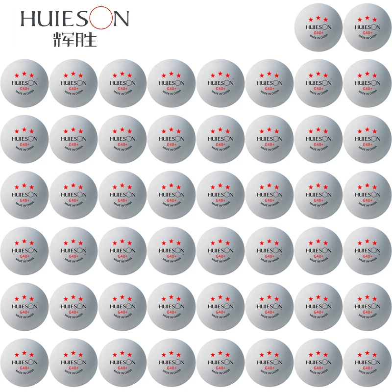 Huieson 3 Star Table Tennis G40+ Ping Pong Balls ABS Material 40MM+ 2 ...