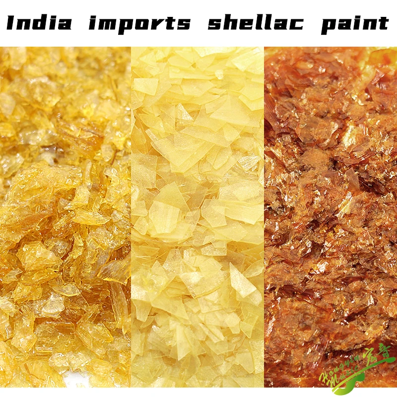 50g shellac varnish shellac flakes Granular powder Hand made guitar ...