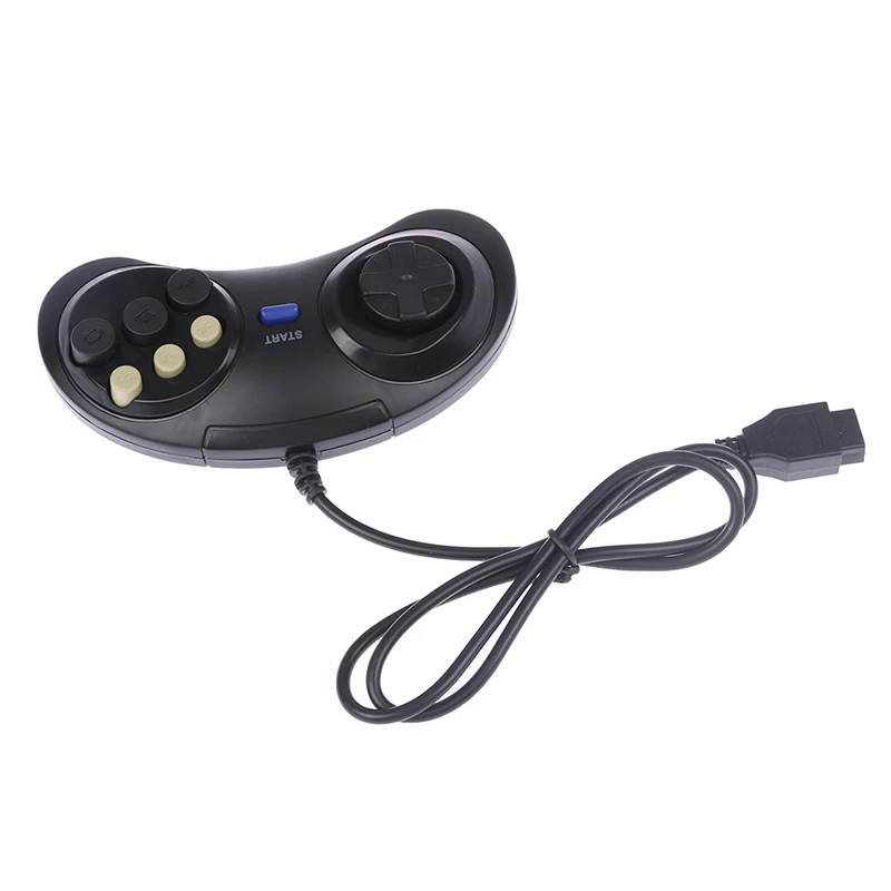 Cl-ssico-Wired-Game-Controller-para-SEGA-6-bot-es-Joypad-Handle-Mega ...