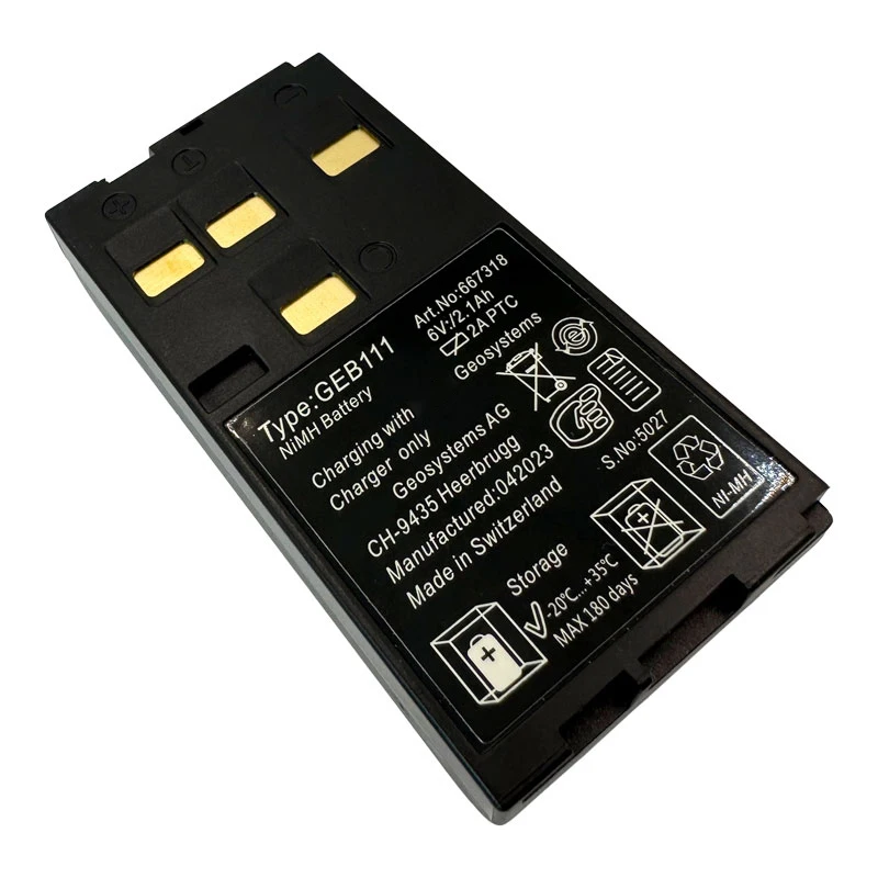 GEB111 Battery For TPS TC RCS GS SR Series DINA03 10 Electronic Level ...
