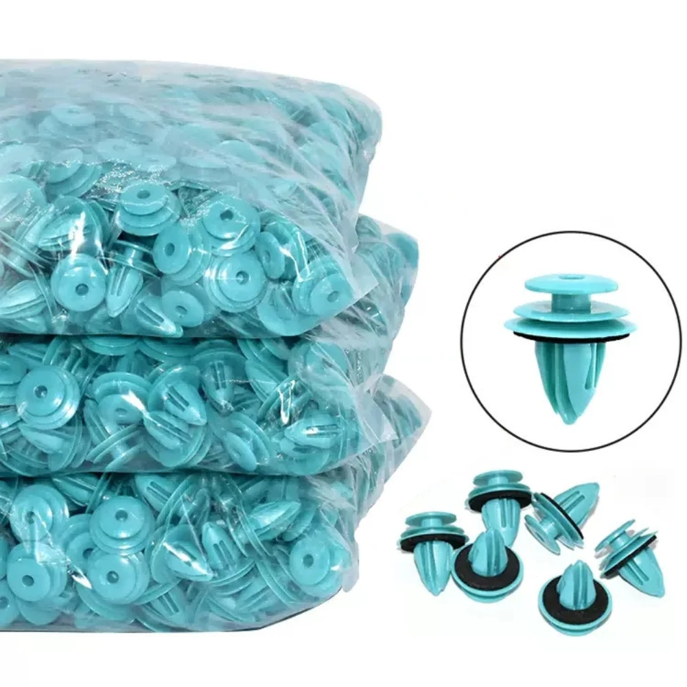 100pcs Green Nylon Retaining Clip For Toyota Bumper Door Buckle Car ...