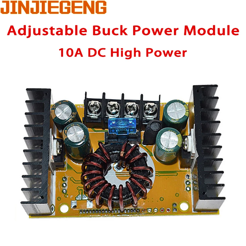 10A-150W-DC-7-36V-High-Power-Adjustable-Step-down-Power-Module-Board ...