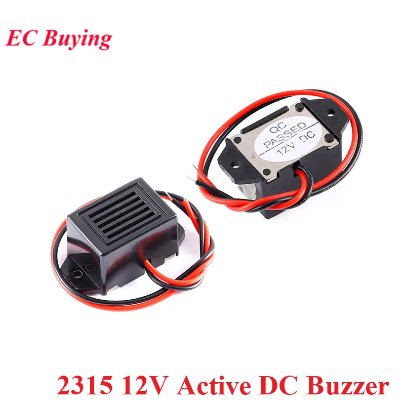 2315 Active Buzzer Dc 12v Mechanical Vibration Buzzers Alarm Speaker 23 ...