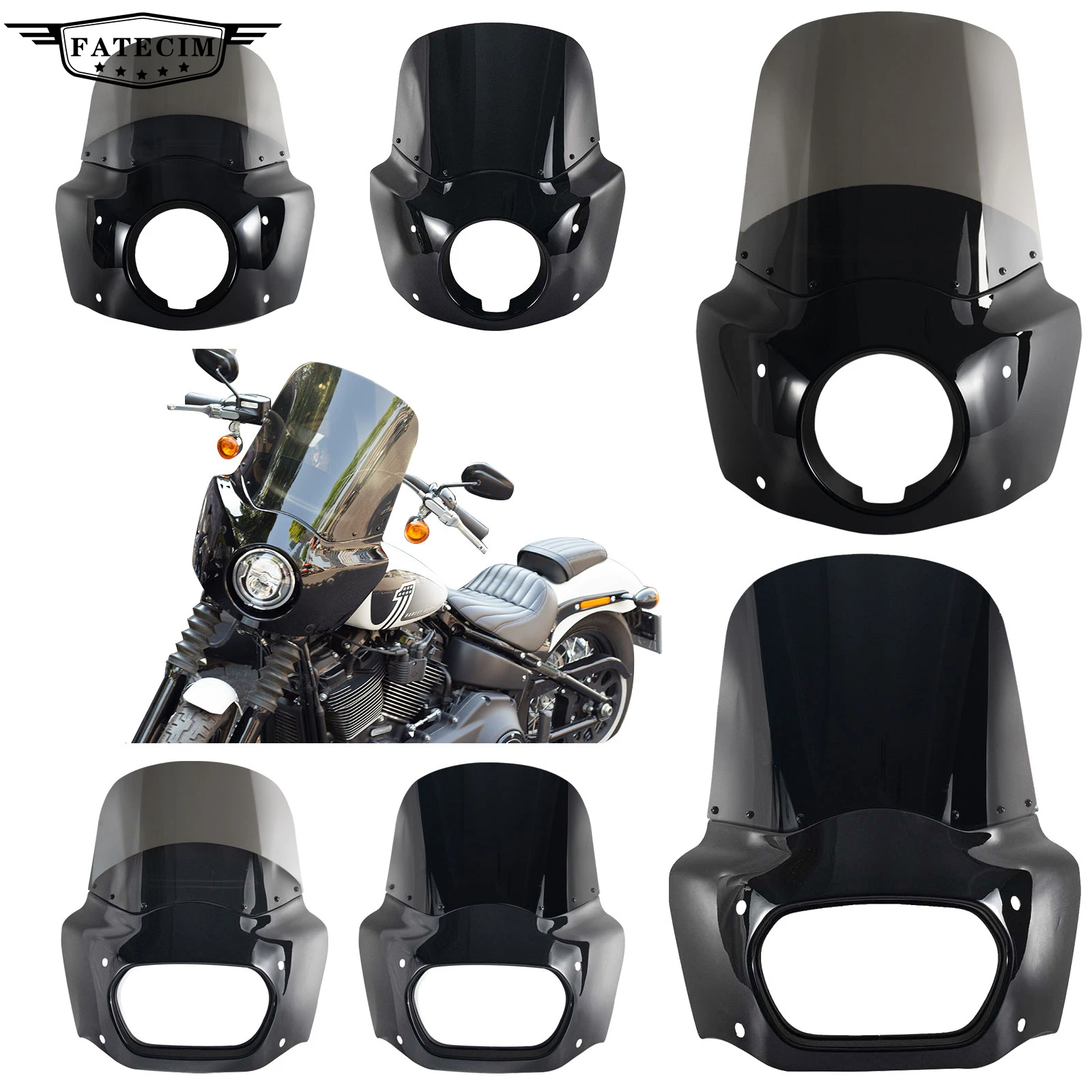 Motorcycle Front Fairing For Road Warrior Fairing Gloss Black Fairing ...