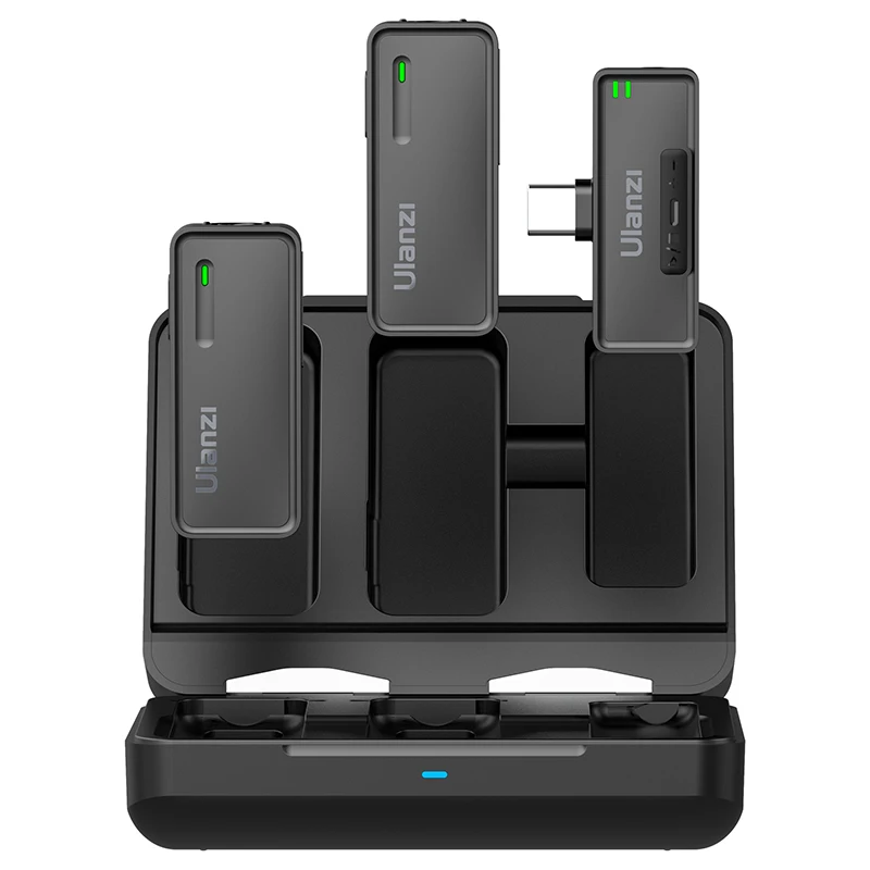 100m Wireless Mic Transmitter Receiver | Wireless Microphone Smartphone ...