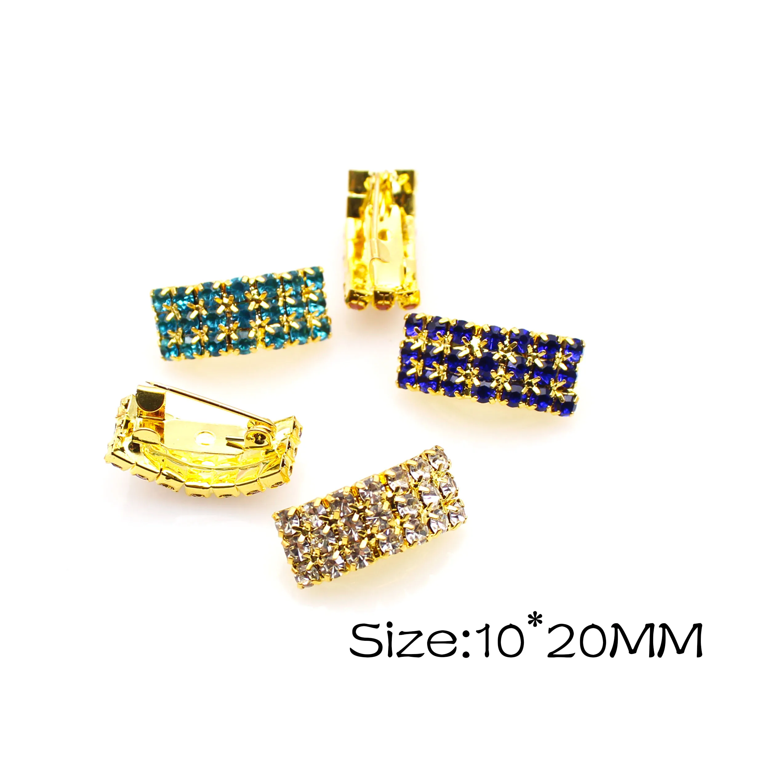 5/Piece 10 * 20MM Diamond Bow Pin DIY Clothing Decoration Christmas ...