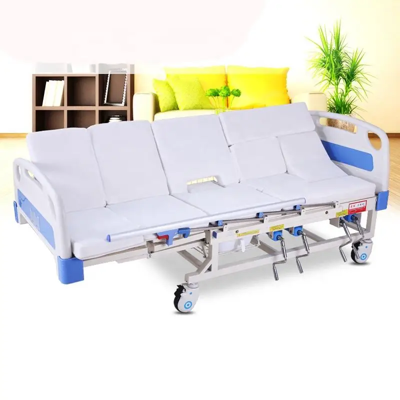 Anti-Skid-Turning-Medical-Bed-para-idosos-camas-de-enfermagem-de ...