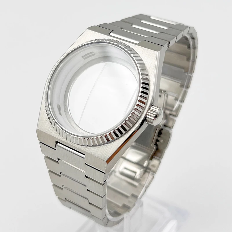 40mm Sapphire Glass Watch Cases PRX Super Player Case Fits NH35 NH36 ...