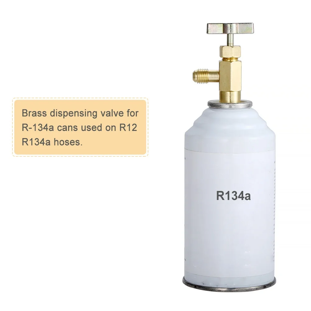 Ac Recharge Kit R134a VIVOHOME R134a Can Tap Valve - AC Refrigerant ...