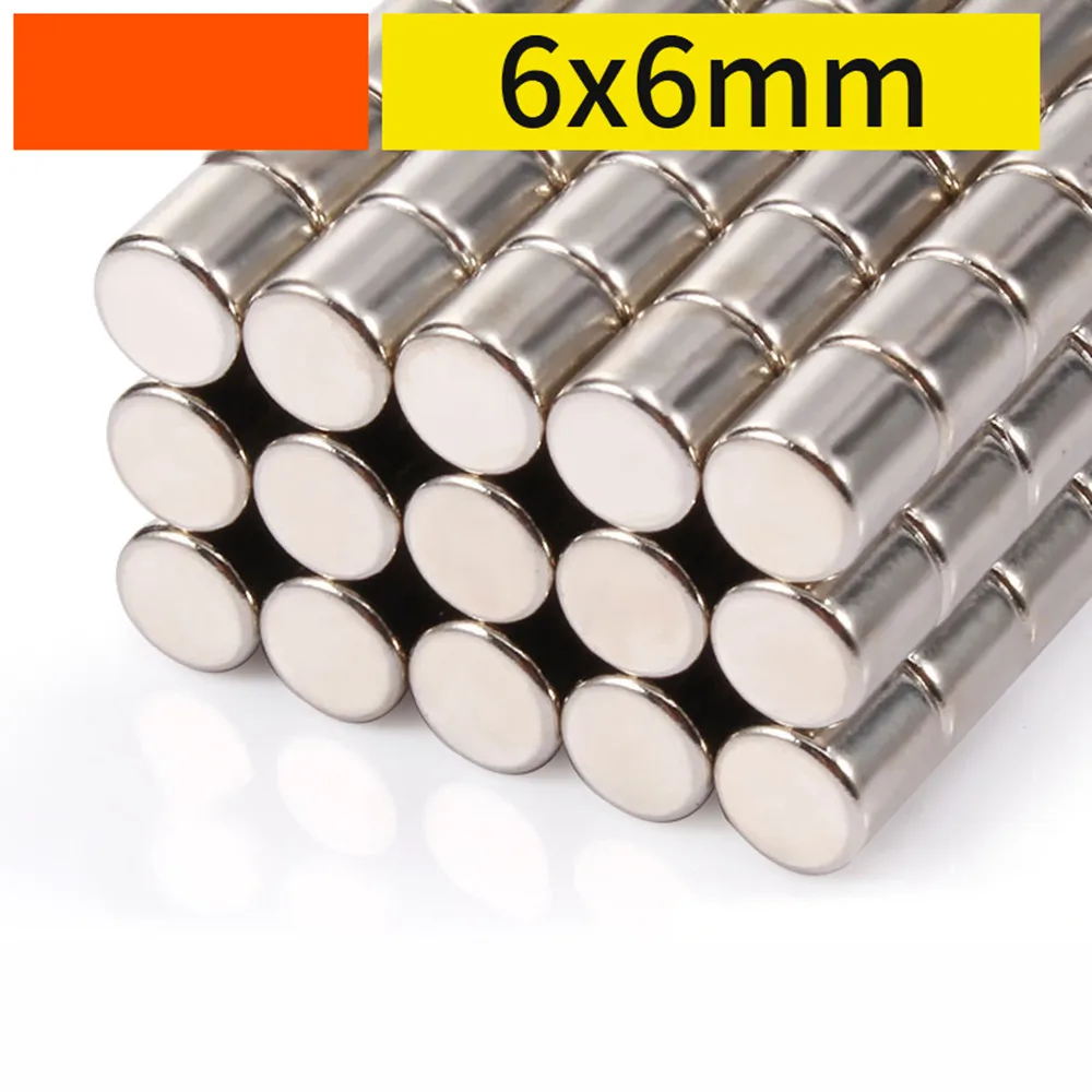 6x6-Neodymium-Magnet-6mm-x-6mm-N35-NdFeB-Round-Super-Powerful-Strong ...