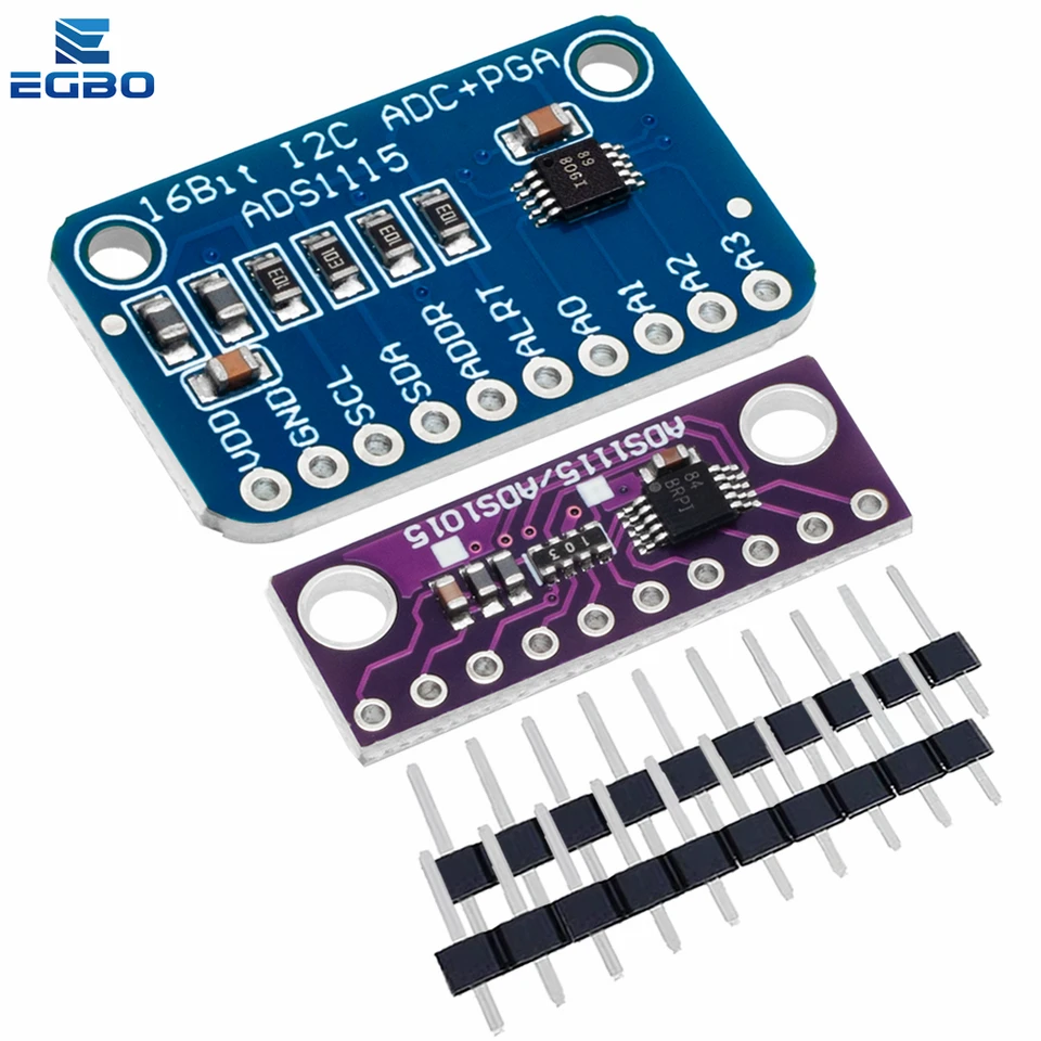 ADS1115 Module ADS1115 16-Bit 4-Channel I2C ADC Module With ...