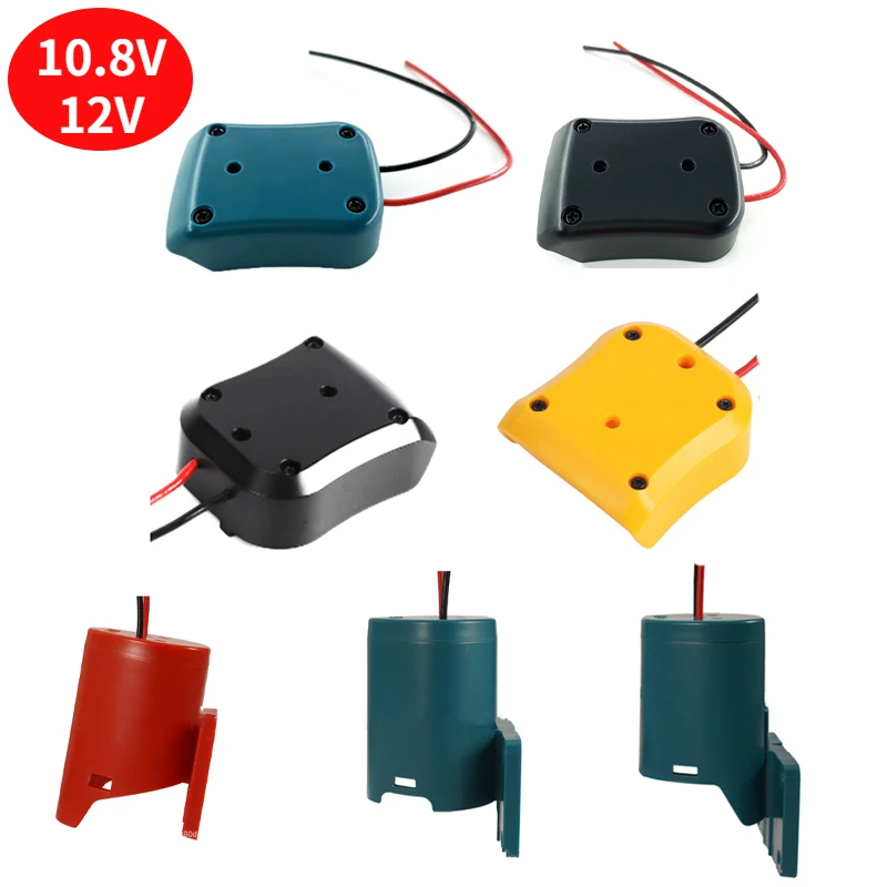 Battery Adapter 10.8V-12V Battery Dock Power Connector With 14Awg Wires ...