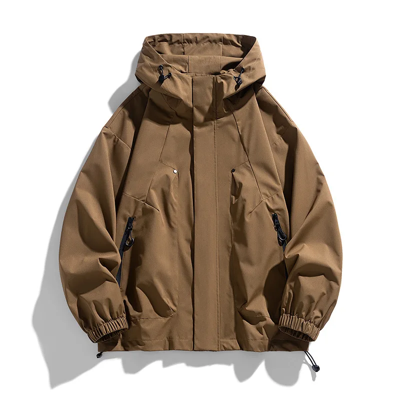 Bomber Jacket Men Long Sleeve 9XL Waterproof Luxury Hooded Coat ...