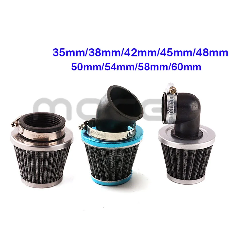 35-38-42-45-48-50-54-58-60mm-motorfiets-Paddestoel-Hoofd-Luchtfilter ...
