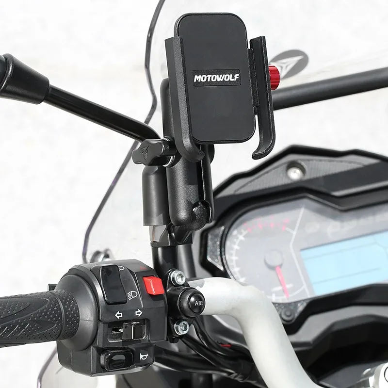 Universal-12-24V-Aluminum-Handlebar-Motorcycle-Bike-Mobile-Holder-with ...