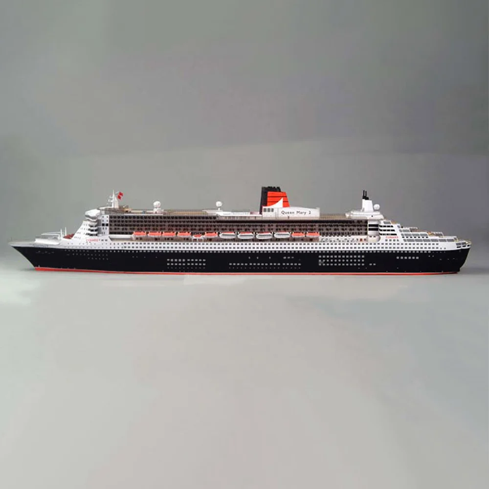 Paper-Model-1-400-Queen-Mary-II-Cruise-Ship-Model-Handmade-DIY-Paper ...