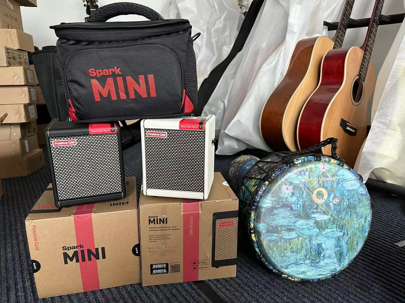 SparkMini-intelligent-bakelite-guitar-sound-box-bass-effector-built-in ...