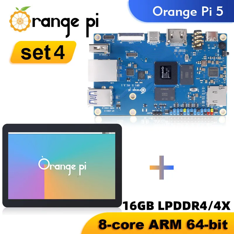 Orange-Pi-5-10-1-Inch-Touch-Screen-Single-Board-Computer-16GB-RAM ...