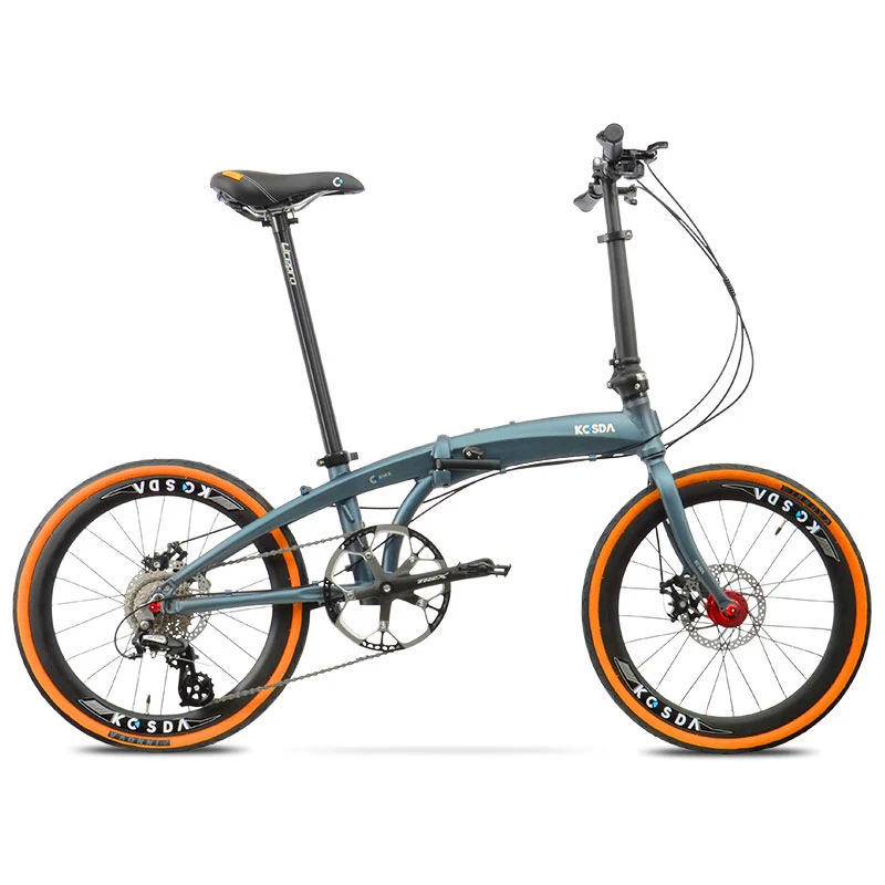 Folding Bike 22 Inch 451 Wheel Aluminum Alloy Frame Mechanical Disc ...