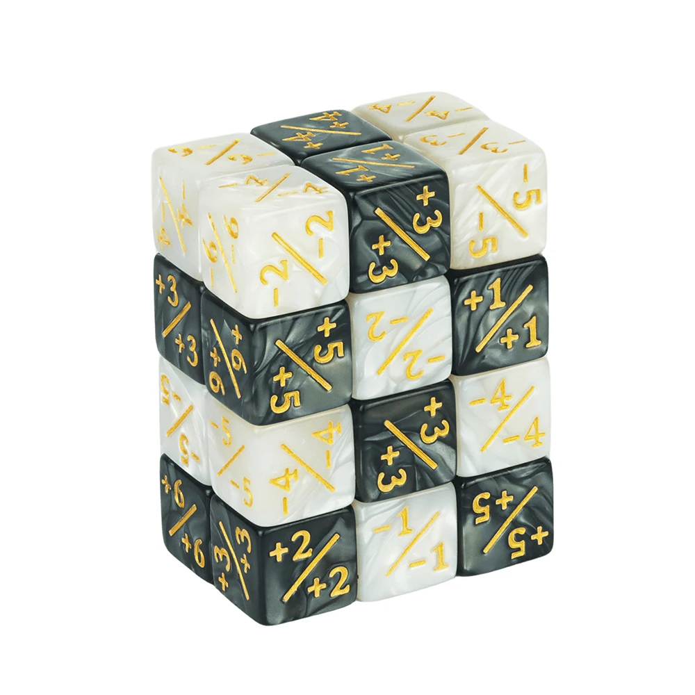 10-Pieces-Dice-Counters-Token-Dice-D6-Dice-Compatible-with-Card-Game ...