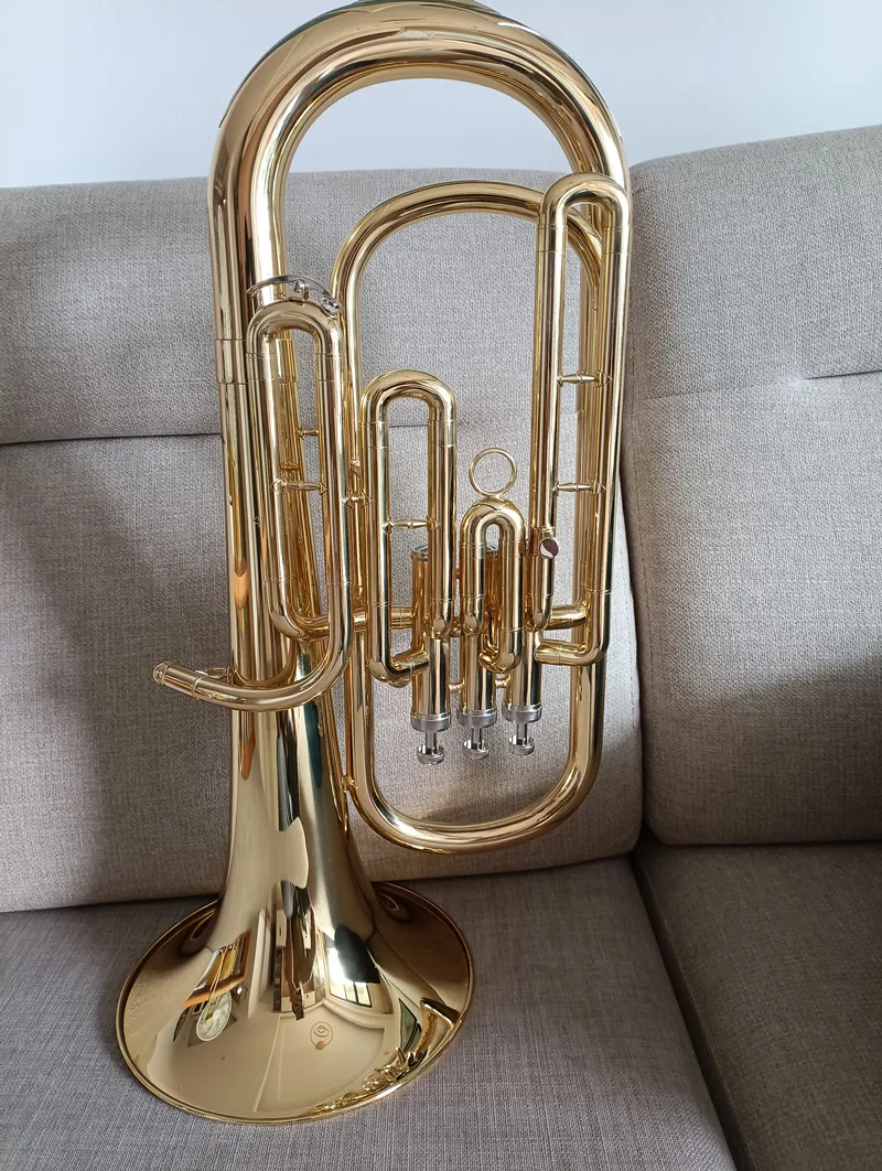 High-quality-Euphonium-B-flat-three-vertical-key-tenor-horn-holding ...