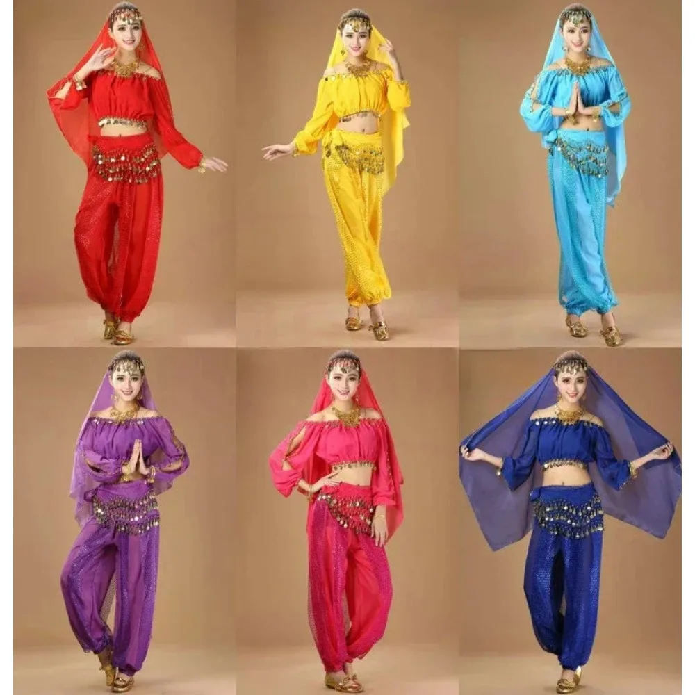 Dance-Practice-Clothing-Belly-Dance-Suit-New-Long-sleeved-Suit-Belly ...