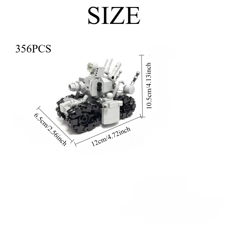 Kit de construcción de vehículos Tech Missile, 356 Uds., modelo Mech ...