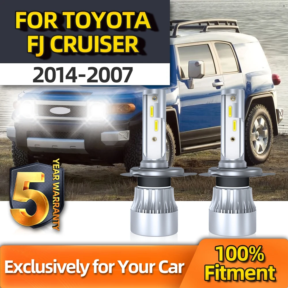 Crossfox-2x-LED-Headlight-Bulbs-15000LM-6000K-CSP-Chips-High-Low-All-In ...