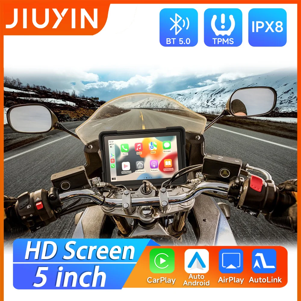 5-inch-Portable-Motorcycle-Car-Play-Screen-For-Wireless-Apple-CarPlay ...