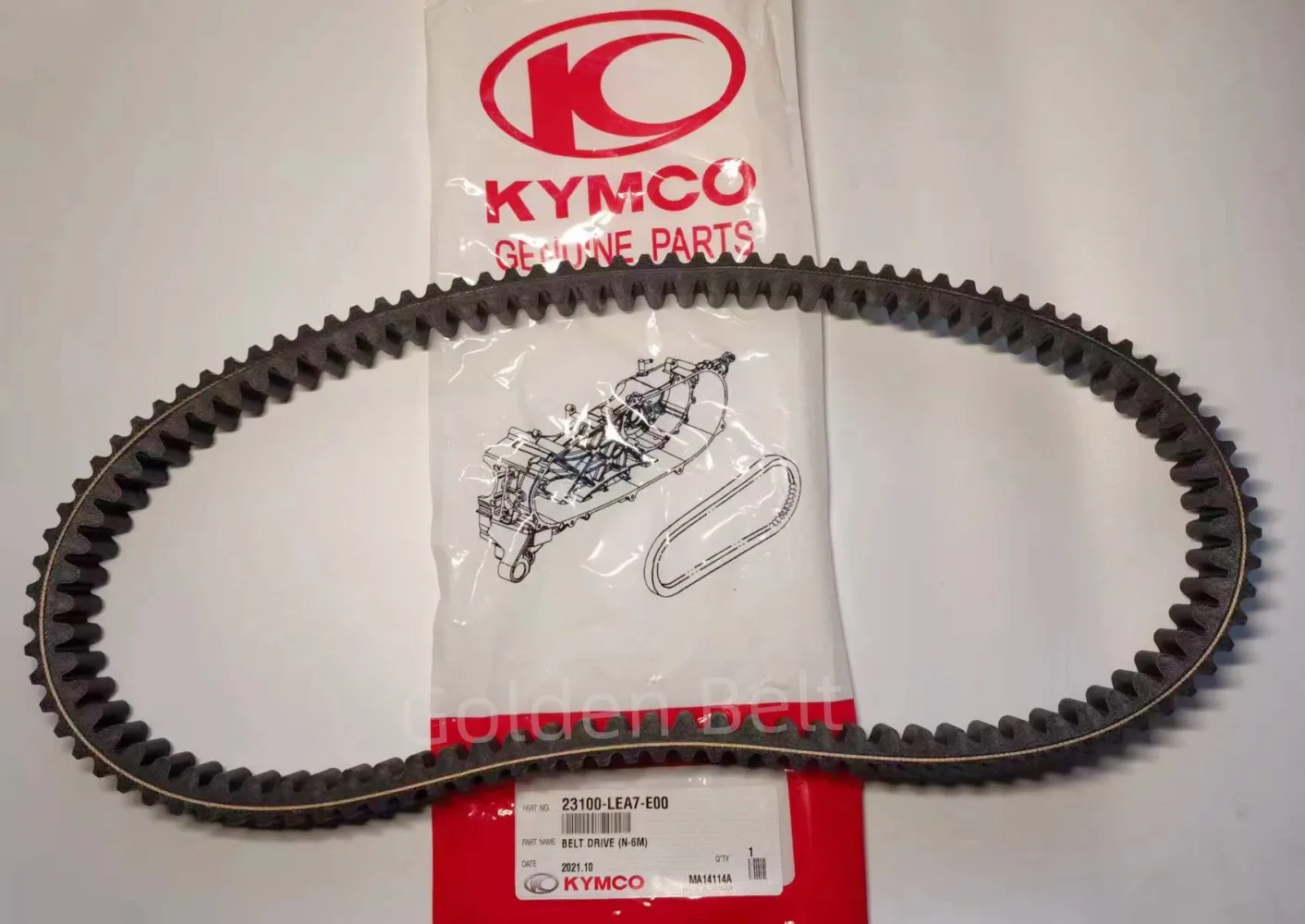 Correa De Transmisi N De Goma Original Kymco Downtown 350 300 23100