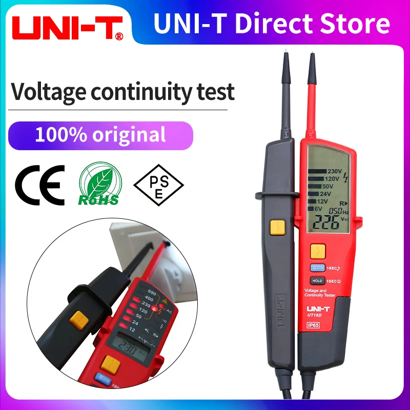 Electrical Tester Meter Uni | Voltage Continunity Tester | Continuity ...