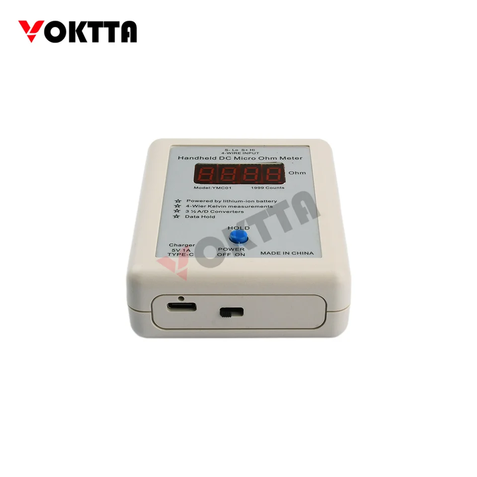 Abv Tester YMC01 Portable DC Milliohm Meter - 4-Wire Kelvin Low ...