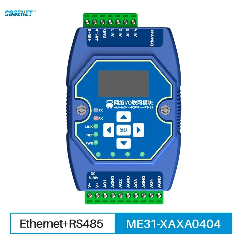 4AI-4AO-RS485-Etherent-Switch-Value-Acquisition-Controller-I-O ...
