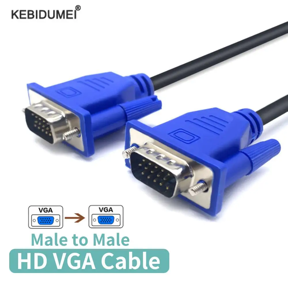 HD-VGA-to-VGA-Cable-Adapter-1-5m-Male-to-Male-VGA-Video-Extension-Cable ...
