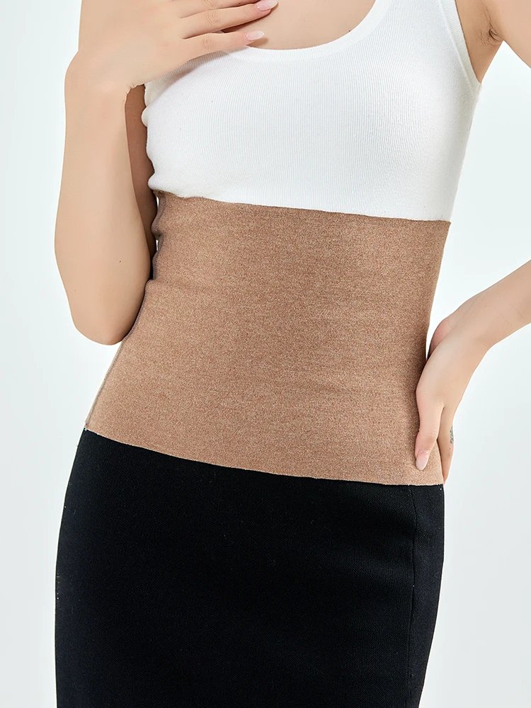 Silk-Wool-Waist-Support-Thin-Unisex-Abdomen-Back-Pressure-Warmer-High ...