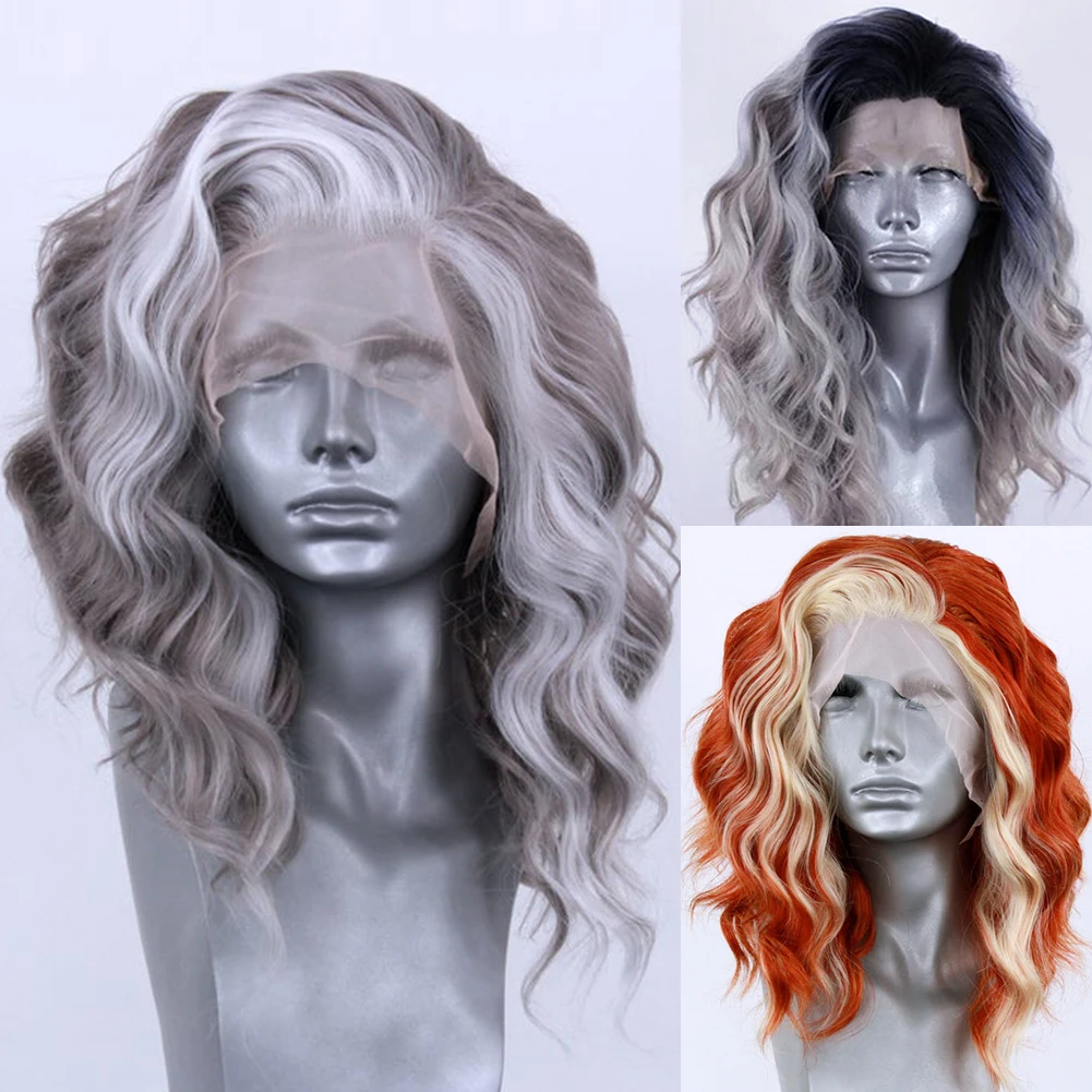 Charisma Purple Wig High Temperature Hair 26 Inches Long Deep Wave Wigs ...