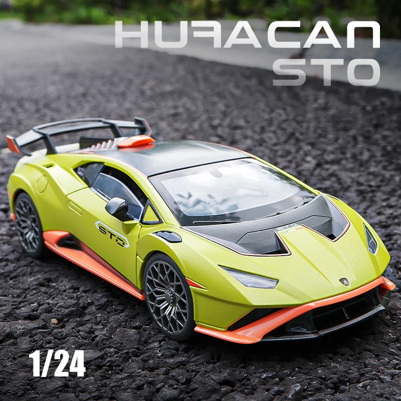 1-24-Lambos-Huracan-STO-Alloy-Die-Cast-Toy-Car-Model-Sound-and-Light ...