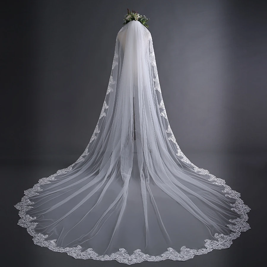 Wholesale-One-Layer-Lace-Bridal-veils-White-Ivory-3-3-Meter-Cheap ...