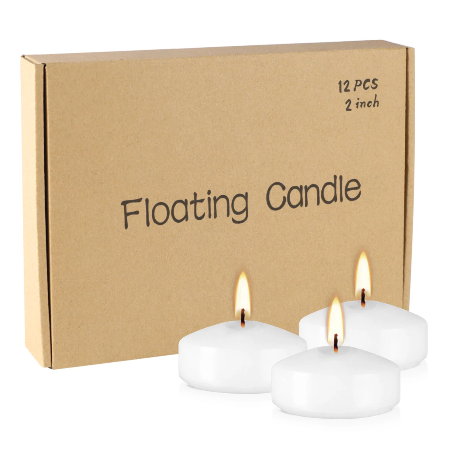 12-2inch-white-floating-candles-5-6-hours-burning-time-floating-candle ...