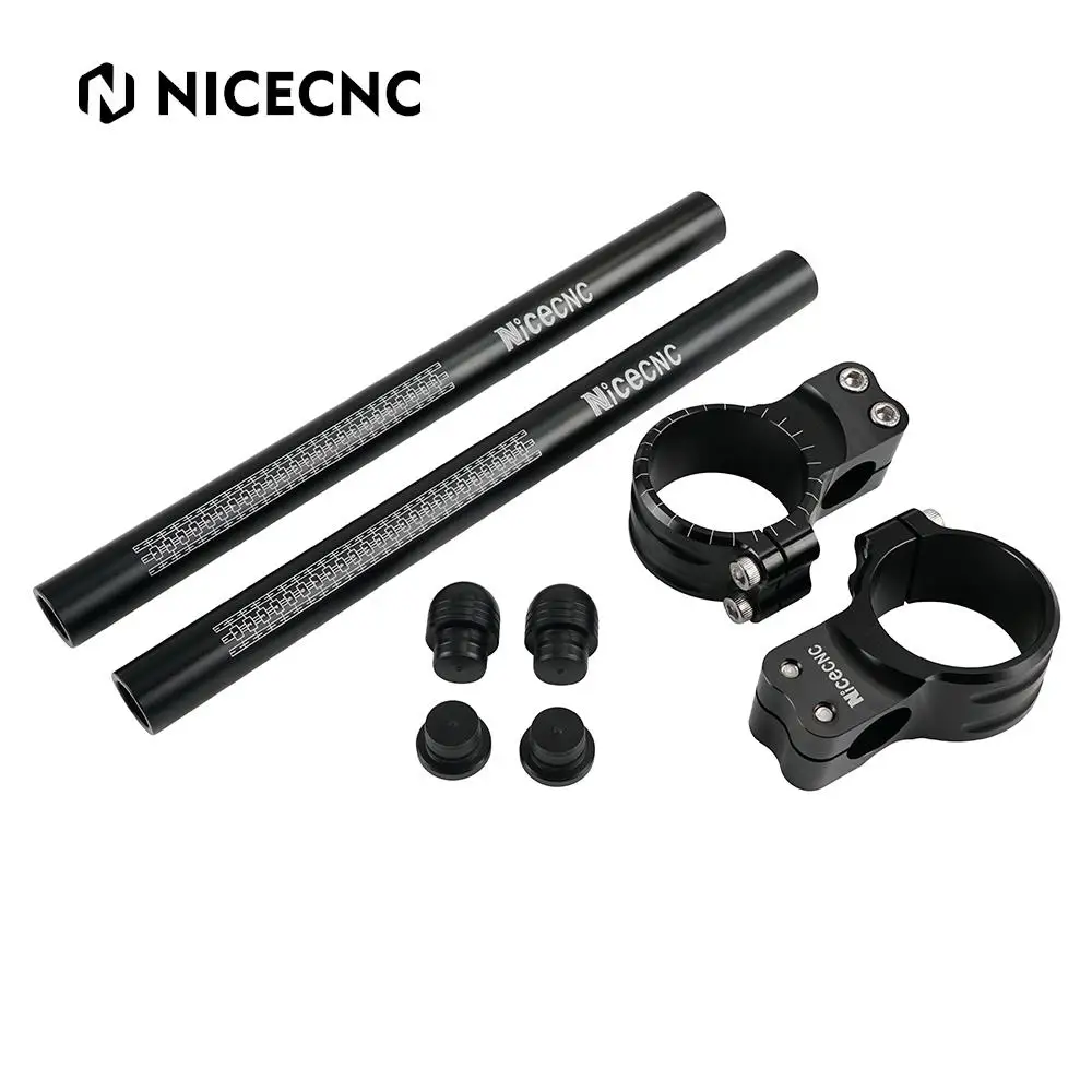 Universal cnc 50mm clip on ons garfo riser guidão regular para yamaha ...