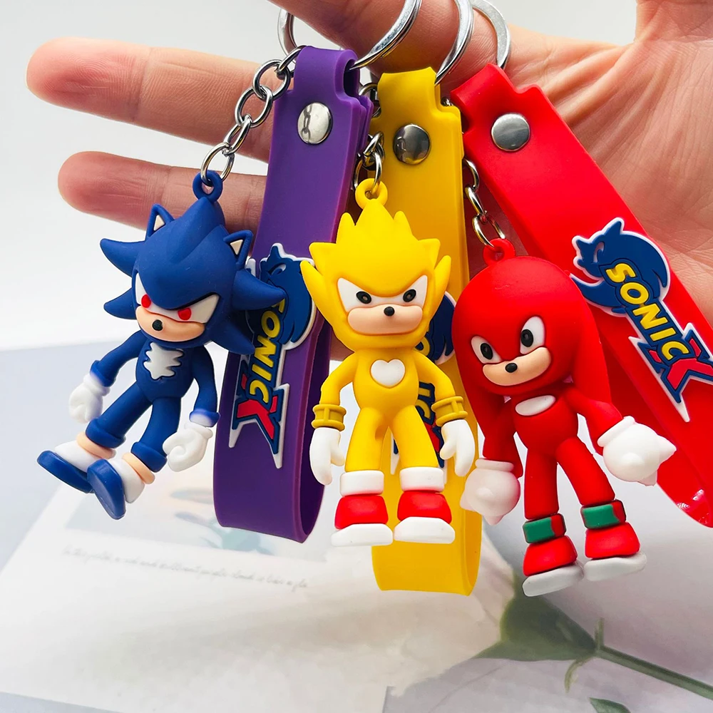 Anime-Sonic-Keychain-Cartoon-Doll-Key-Ring-Pendant-Toy-Backpack-Decor ...