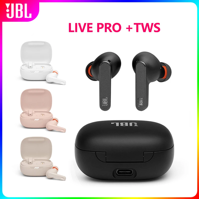 Original jbl live pro + tws fones de ouvido bluetooth sem fio fone ...