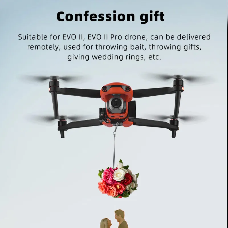 Airdrop System fur Autel Evo II Evo II Pro V3 Hochzeits vorschlag Liefer gerat Robotik Werfer Luft Drop Drohne Zubehor AliExpress