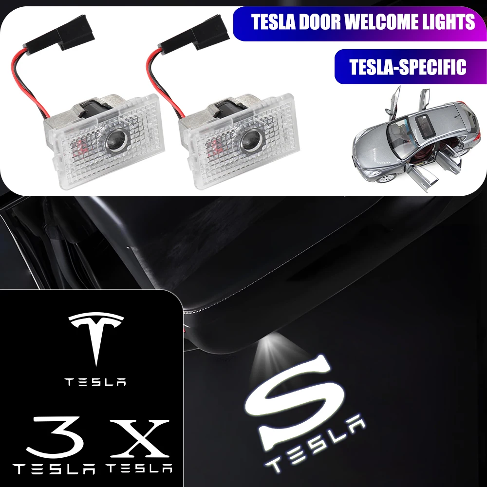 LED Car Door Emblem Light Welcome Lamp Laser Projector Accessories For ...