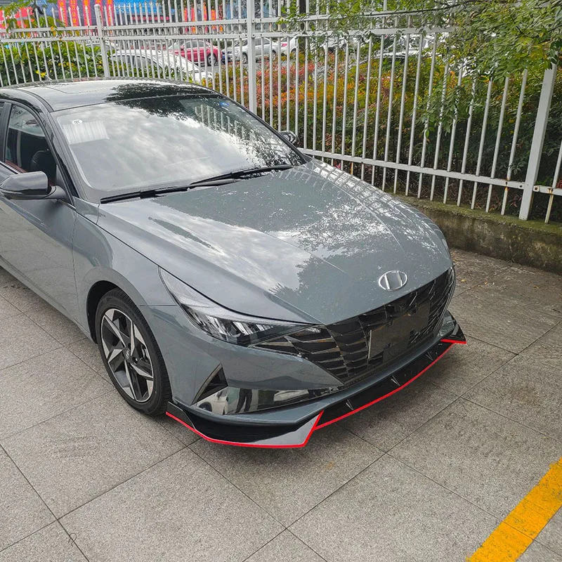 Car-Front-Bumper-Splitter-Lip-Chin-Spoiler-Body-Kit-Diffuser-Protector-Guard-For-Hyundai-Elantra ...