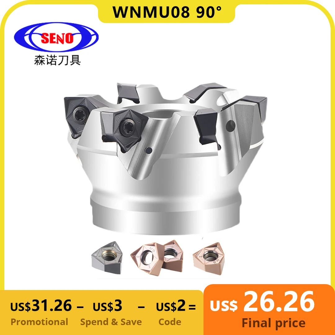 MFWN90-Heavy-Cutting-Milling-Cutter-Head-MFWN90063R-Indexable-End-Mill ...