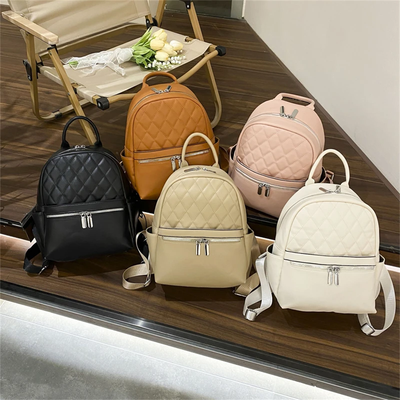 Luxury Designer Premium Leather Women's Backpack Fashion