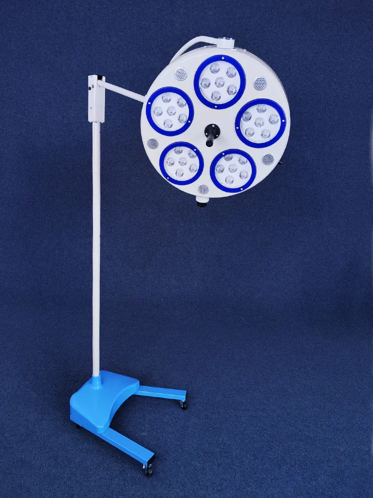 Halogen-LED-hole-type-vertical-mobile-floor-medical-spotlight-surgical ...