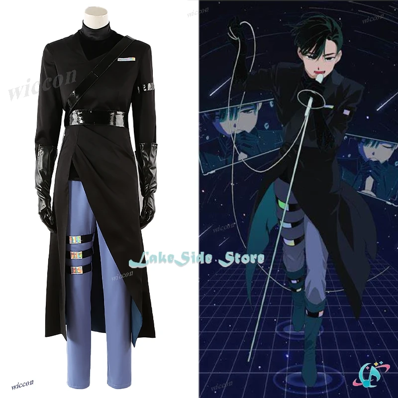 Anime-ALIEN-STAGE-Ivan-Cosplay-Costume-Outfit-Black-Suit-Wig-IDOL ...