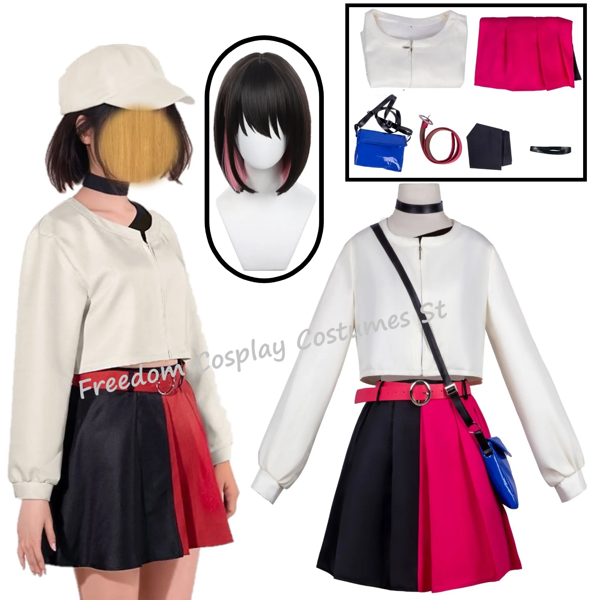 Eleina Elena Cosplay Costume Anime Lazarus Eleina Elena Costume Wig ...